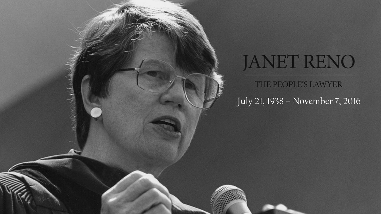 Former Attorney General Janet Reno Dies at 78 | We Are Change