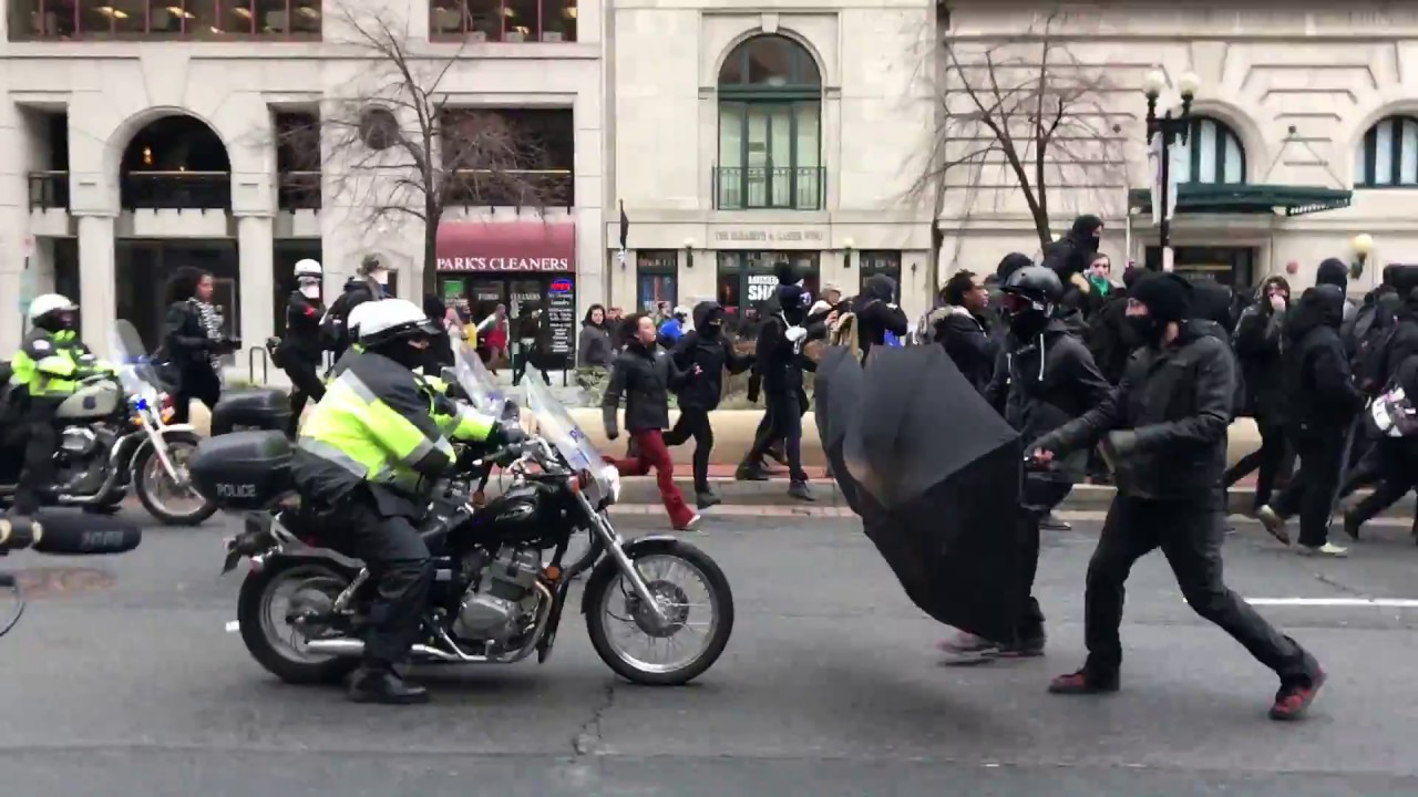 WATCH: DC Police Launch Flash Bang Grenades, Pepper Spray Protesters ...