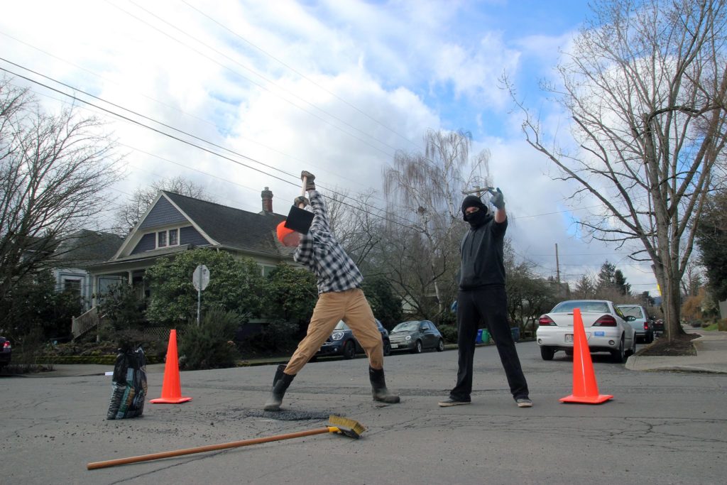 You’ll Never Guess Who Is Fixing Potholes In Portland | We Are Change