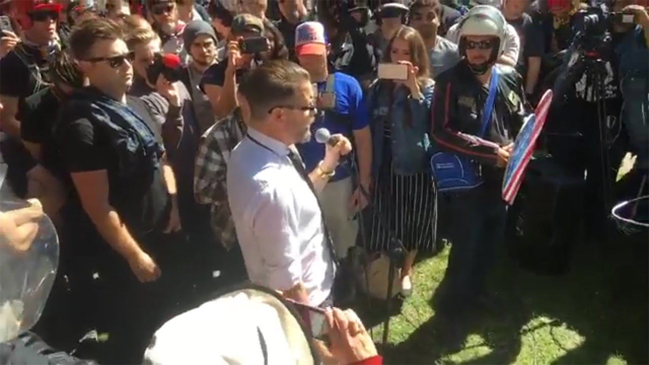 VIDEO: LUKE RUDKOWSKI AT UC BERKELEY FREE SPEECH RALLY | We Are Change
