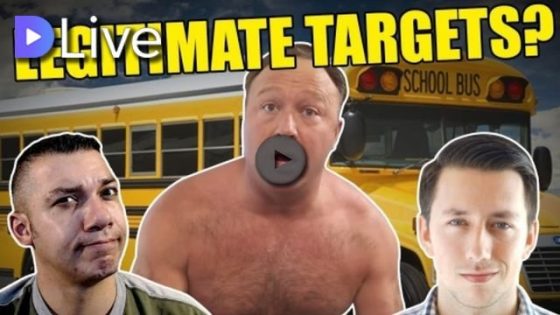 Are Alex Jones And School Buses Legitimate Targets? | We Are Change