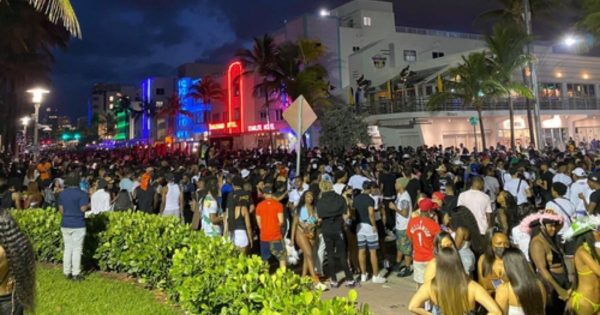 Miami Beach Declares State of Emergency Due to "Overwhelming" Spring Break Crowds